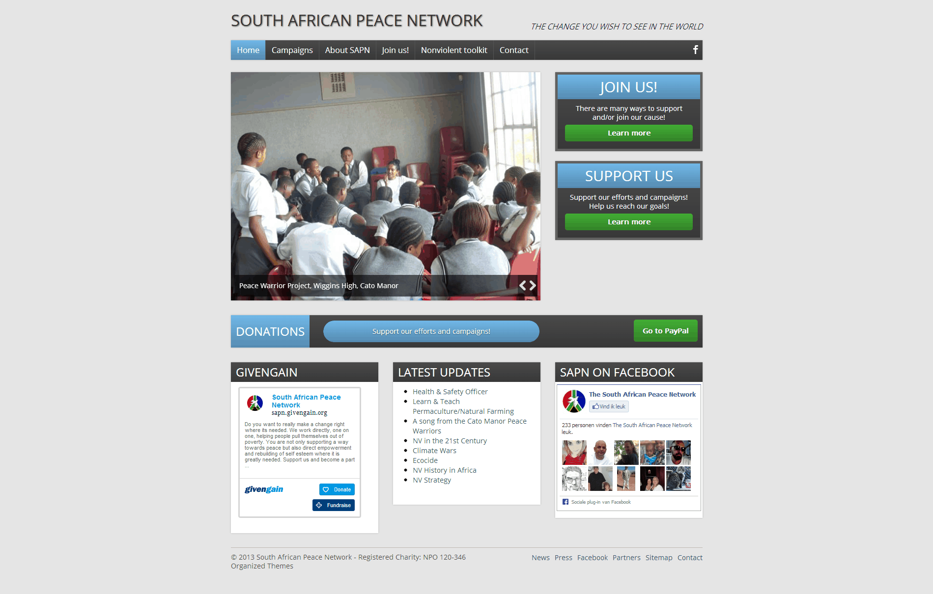 South African Peace Network - Mackrad.nl